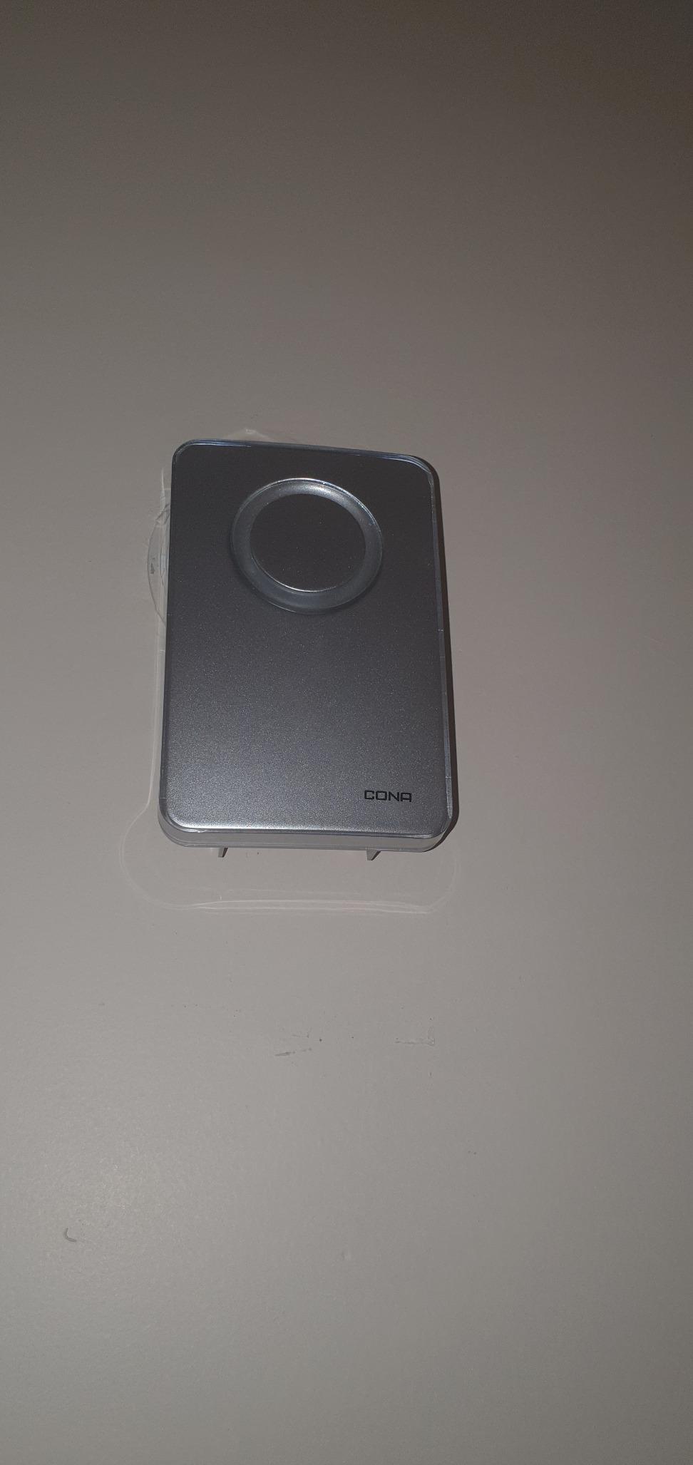 CONA Silver 3221 D.C. Wireless Door Bell with 32 melodies for selection ...