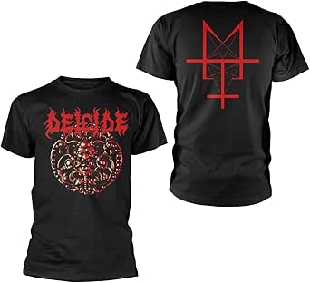 Deicide Men's Self Titled Album Cover T-Shirt Black | Officially Licensed Merchandise | Amazon.com