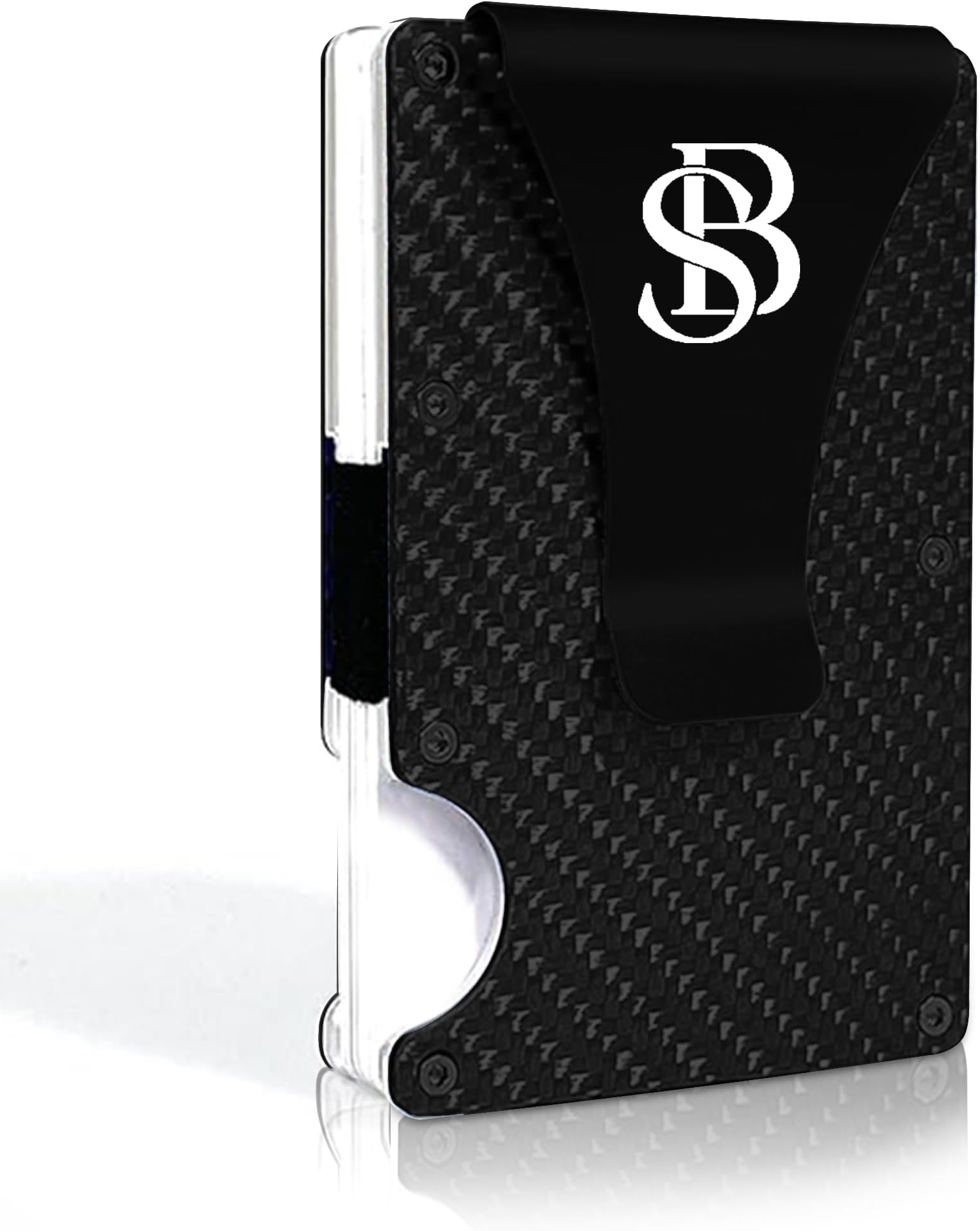 Amazon.com: Airtag Wallet for men minimalist Wallet with Money Clip or ...