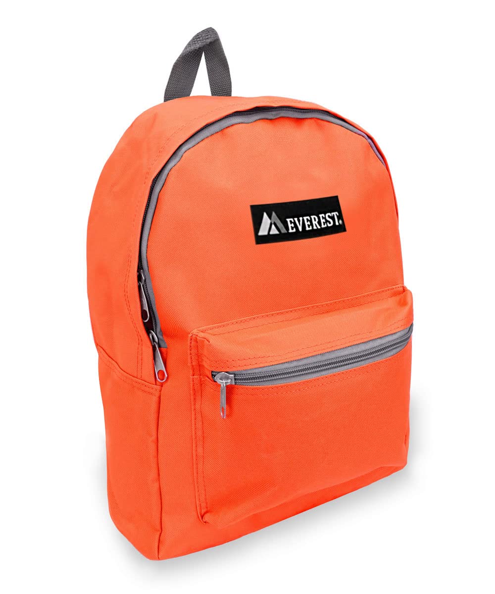 Amazon.com | Everest Basic Backpack, Tangerine, One Size | Casual Daypacks