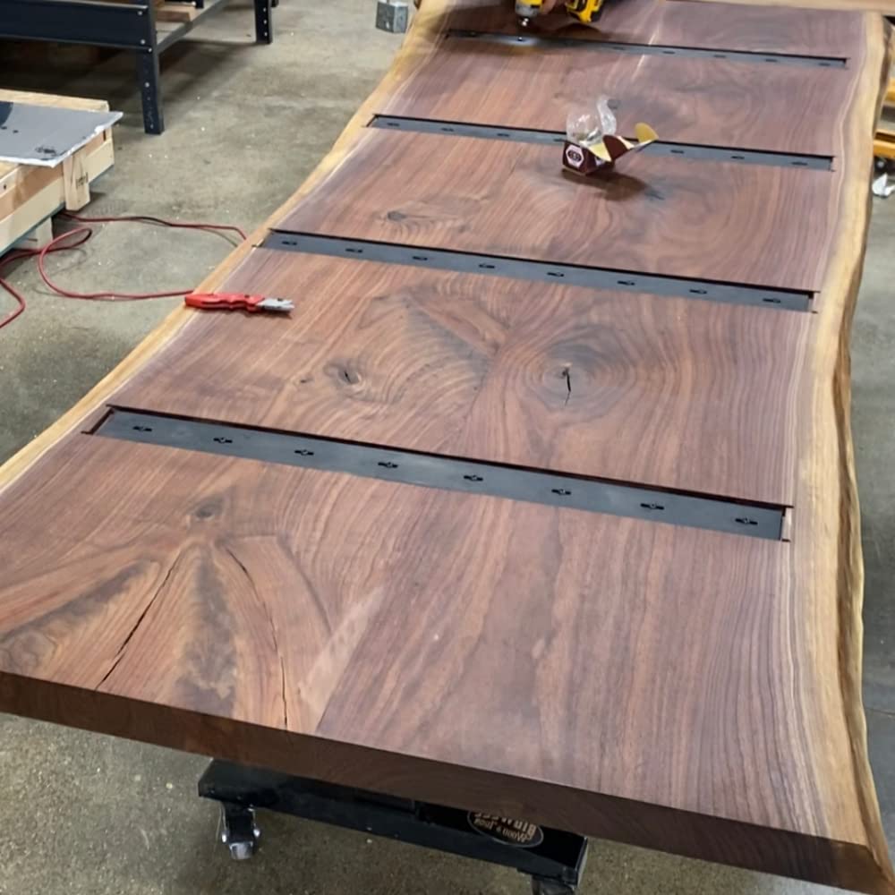 Buy Baru Set of 2-31.5” C Channel Steel for Tabletop Live Edge Slab ...