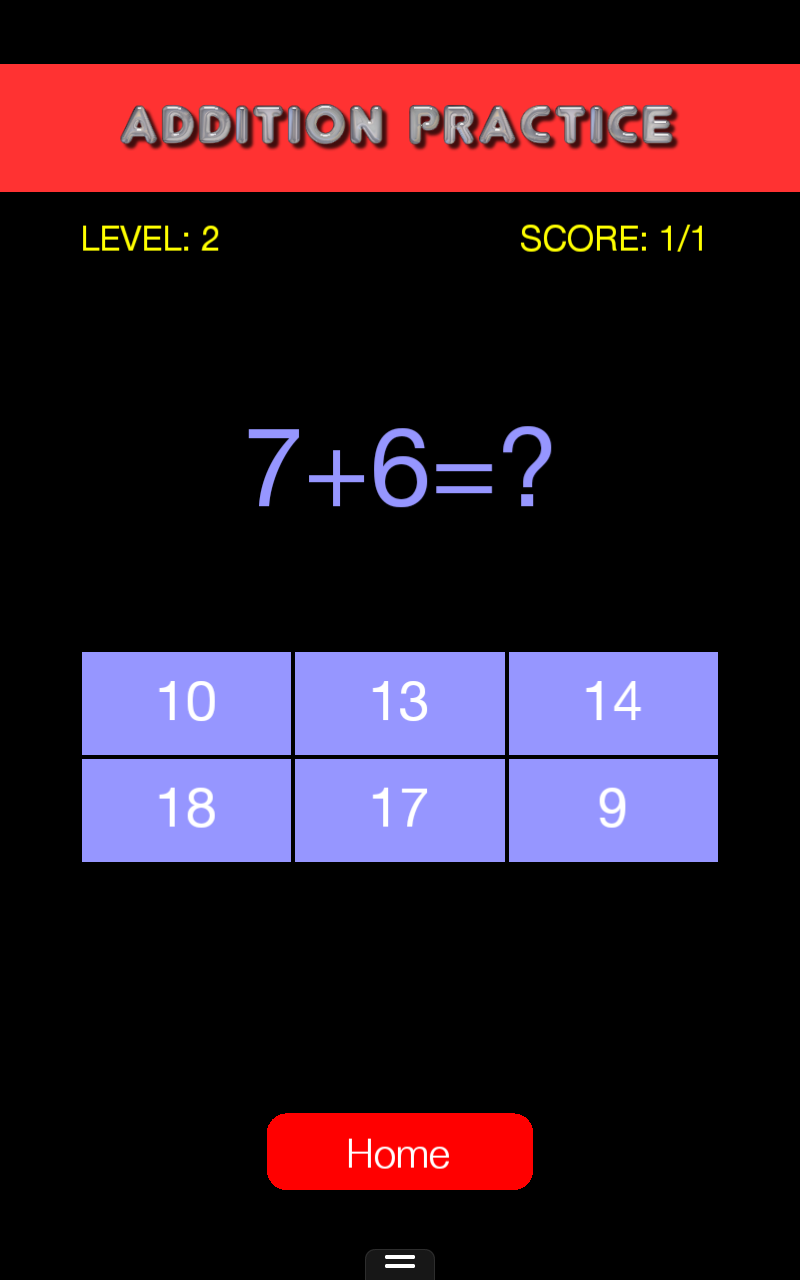 Aplicación Quick Strike Math Game - Free Practice and Drills en Amazon Appstore