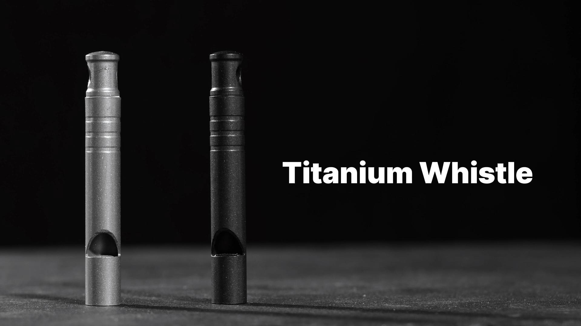 Watch Titanium Whistle Outdoor Survival Small Whistle on Amazon Live