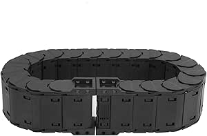 Amazon.com: Drag Chain Cable Carrier, Black Nylon 66 Flexible Nested ...