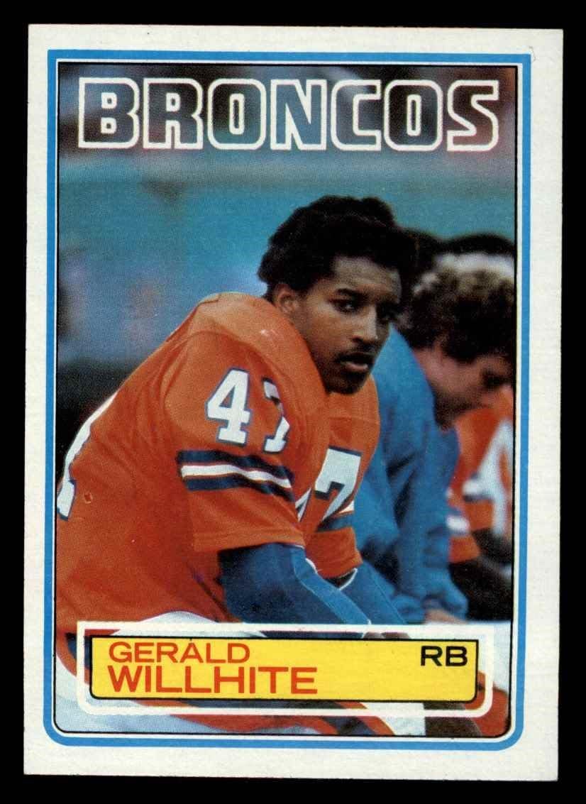 Amazon.com: 1983 Topps # 270 Gerald Willhite Denver Broncos (Football ...