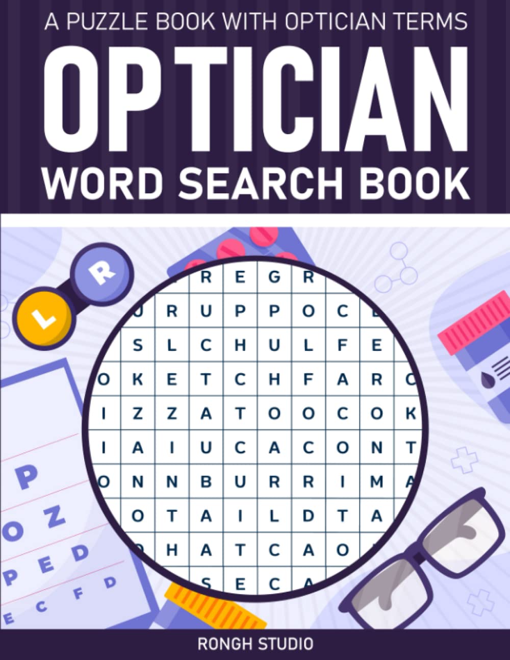 Optician Word Search Book: A Puzzle Book with Optician Terms: Studio ...
