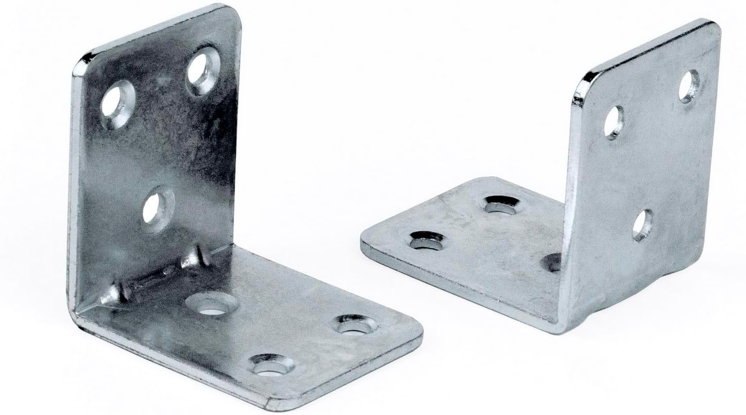 Amazon.com: 20 Pack L Bracket Corner Brace Sets Metal 1.4" x 1.2" - L ...