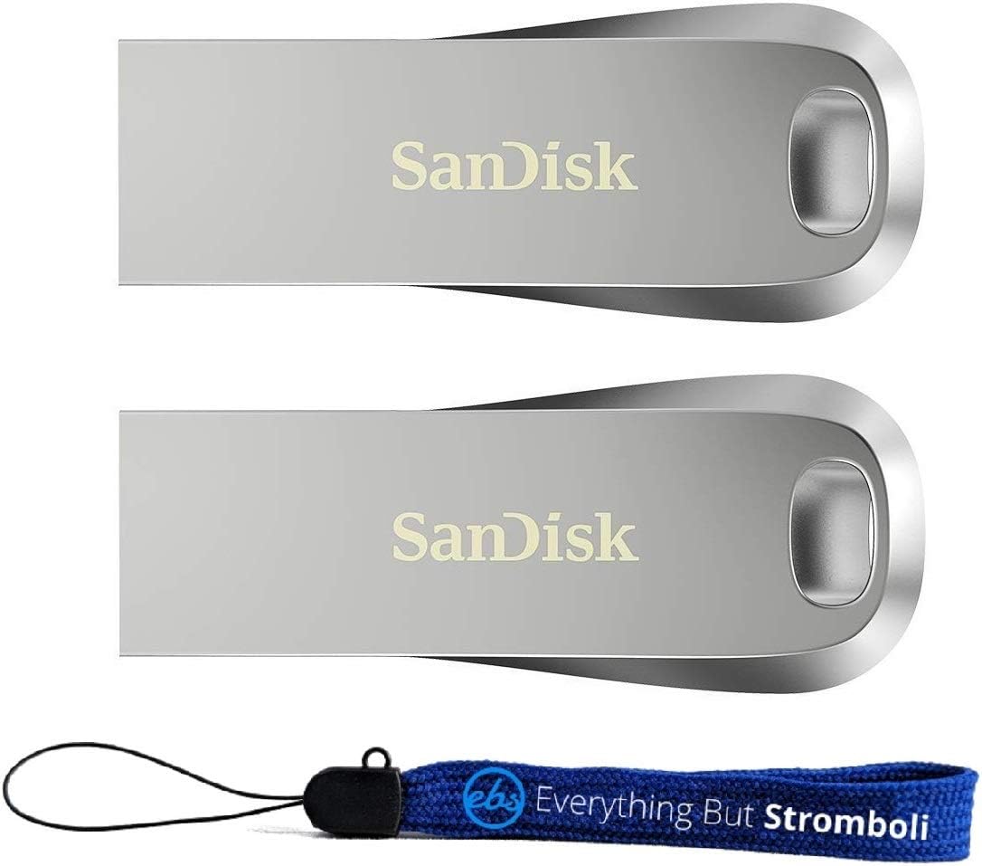 Amazon.com: SanDisk 32GB Ultra Luxe USB 3.1 Flash Drive (Bulk 2 Pack ...
