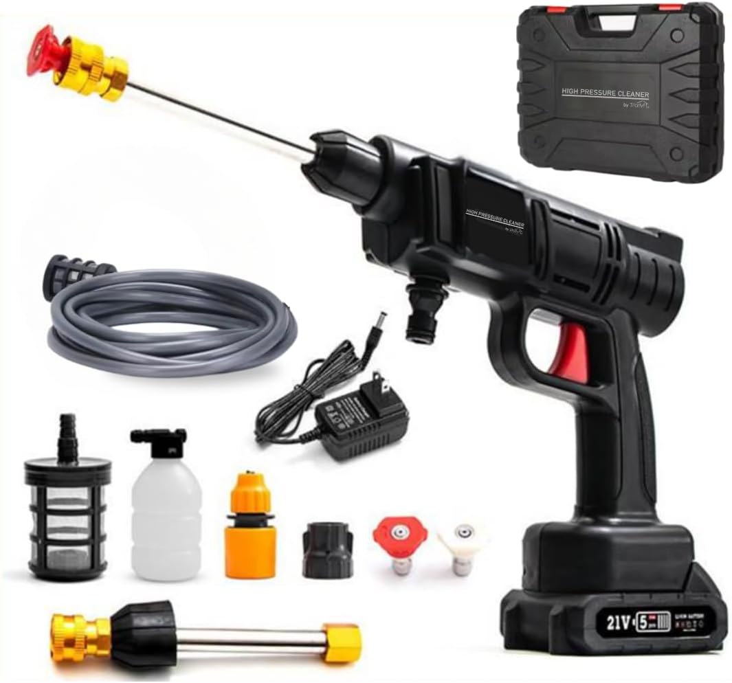 STARLYF Portable Pressure Washer - High Pressure Cleaner, Car Wash Gun ...