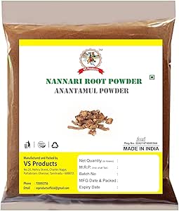 Amazon.com: Nannari Root Powder, 150g, Kapuri,Anantamul Powder for Skin ...