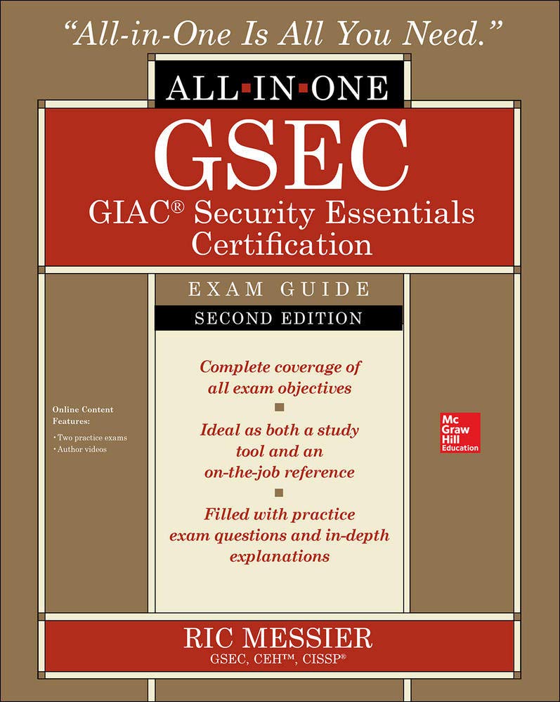 Amazon.com: GSEC GIAC Security Essentials Certification All-in-One Exam ...