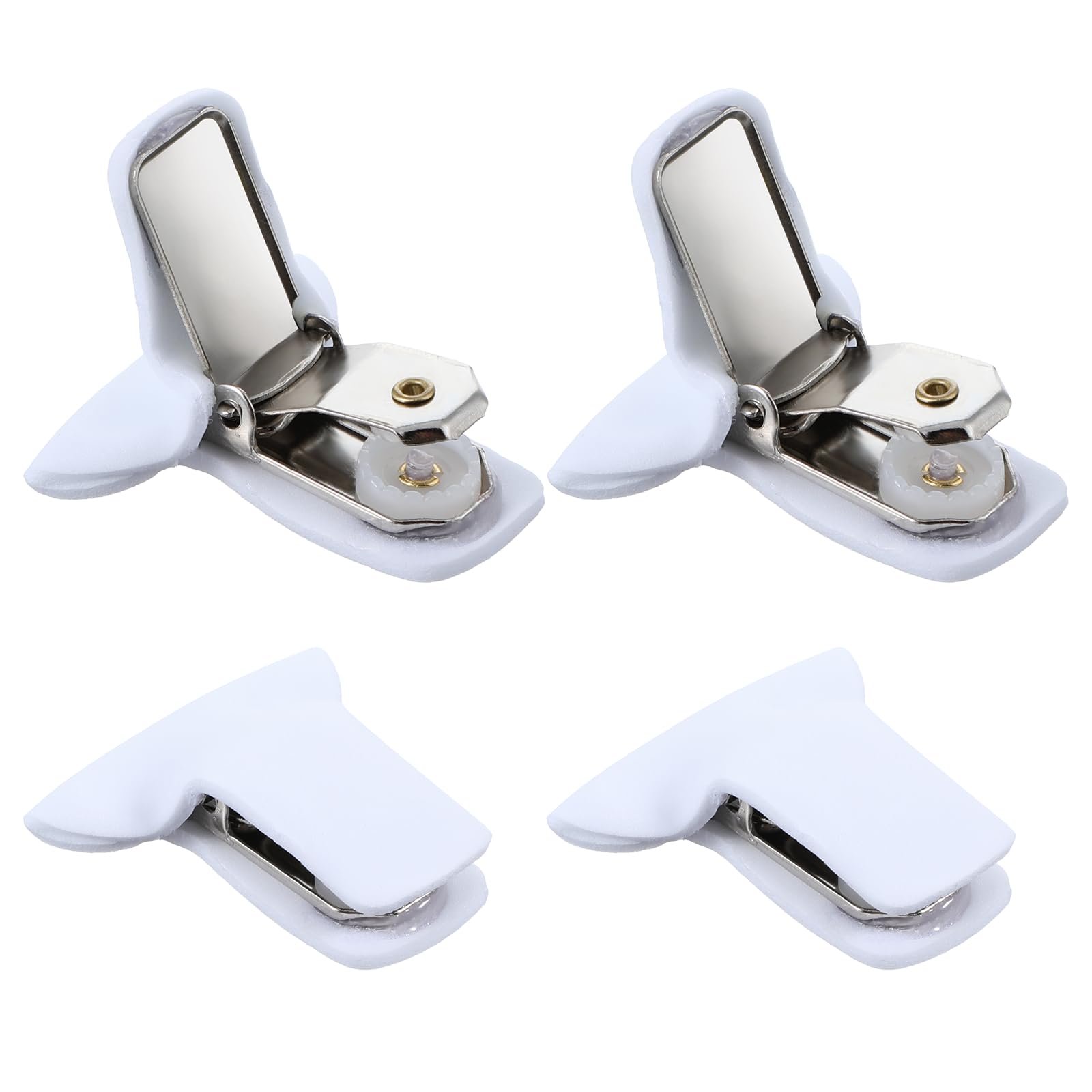 JIEYAO Pack of 12 Padded Duvet Clips, White Duvet Clips, Duvet Holders ...