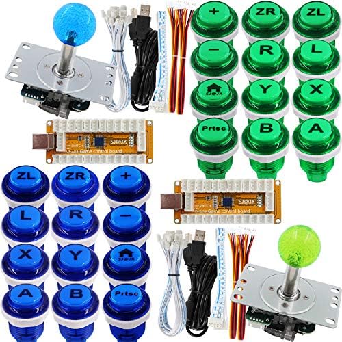 Amazon.com: SJ@JX Arcade Game LED Controller Lamp USB Encoder 2 Player Gamepad Cherry MX ...