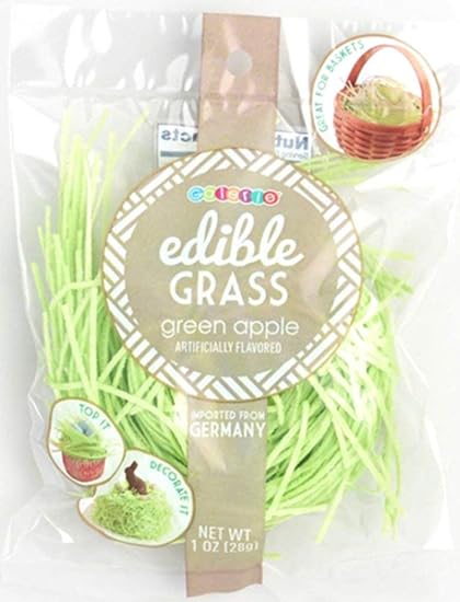 Amazon.com : Edible Easter Grass ~ 1 oz (Green Apple) : Grocery ...