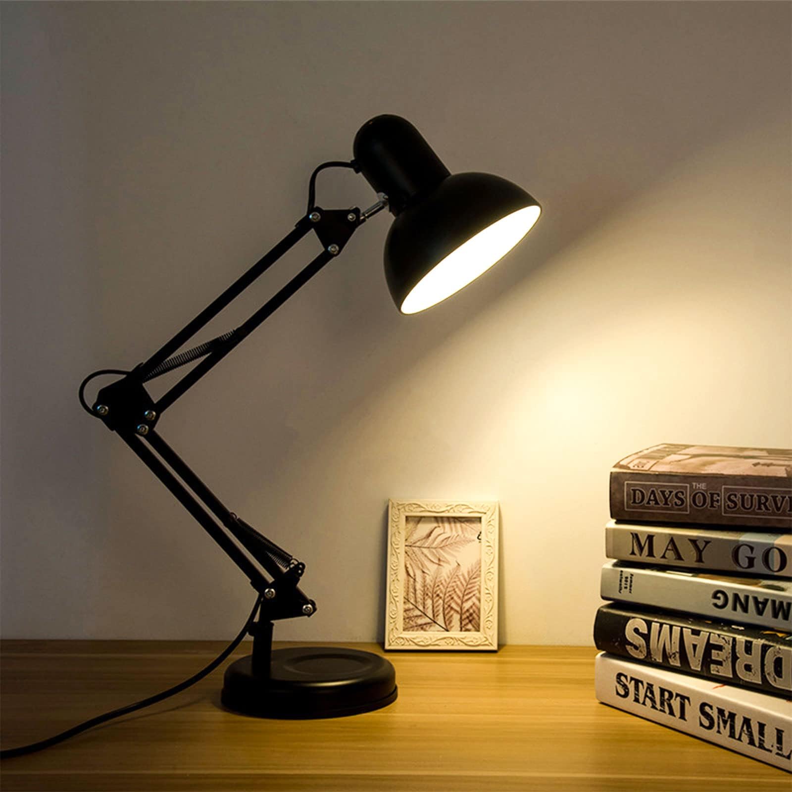 Sparkling Wonderful Metal Swing Arm Desk Lamp, Multi Joint Adjustable ...
