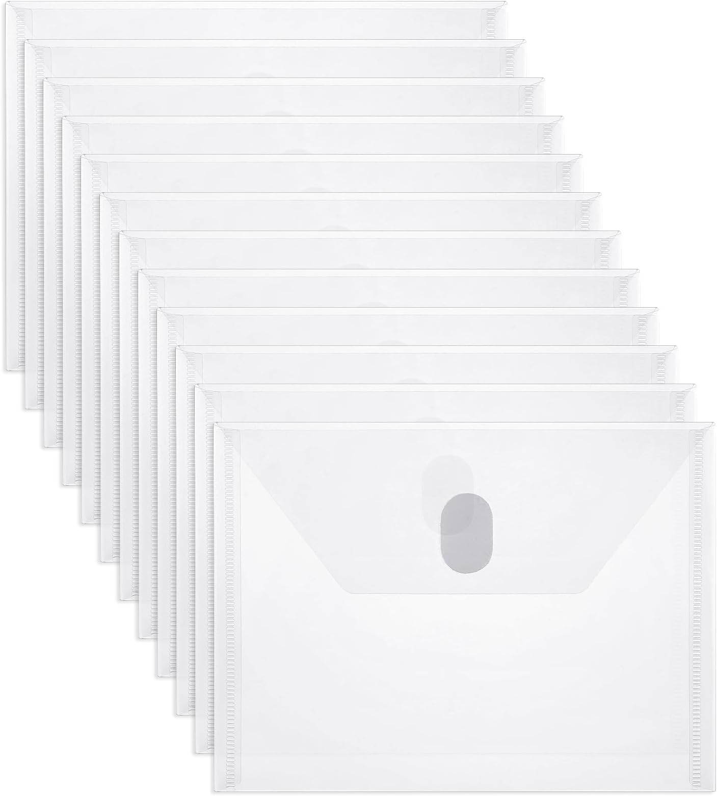 Amazon.com : 24 Pack A5 Poly Envelope Folder with Snap Button, CertBuy ...