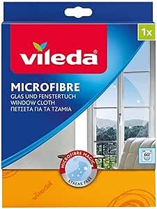Vileda Glass and Window Cloth, Pack of 1: Dish Cloth & Towels: Amazon ...
