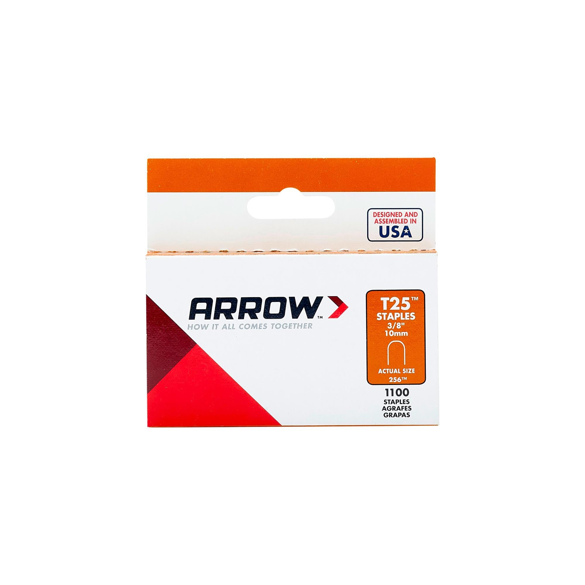 Amazon.com: Arrow Heavy Duty T25 Round Crown Staples for Cable and Low ...