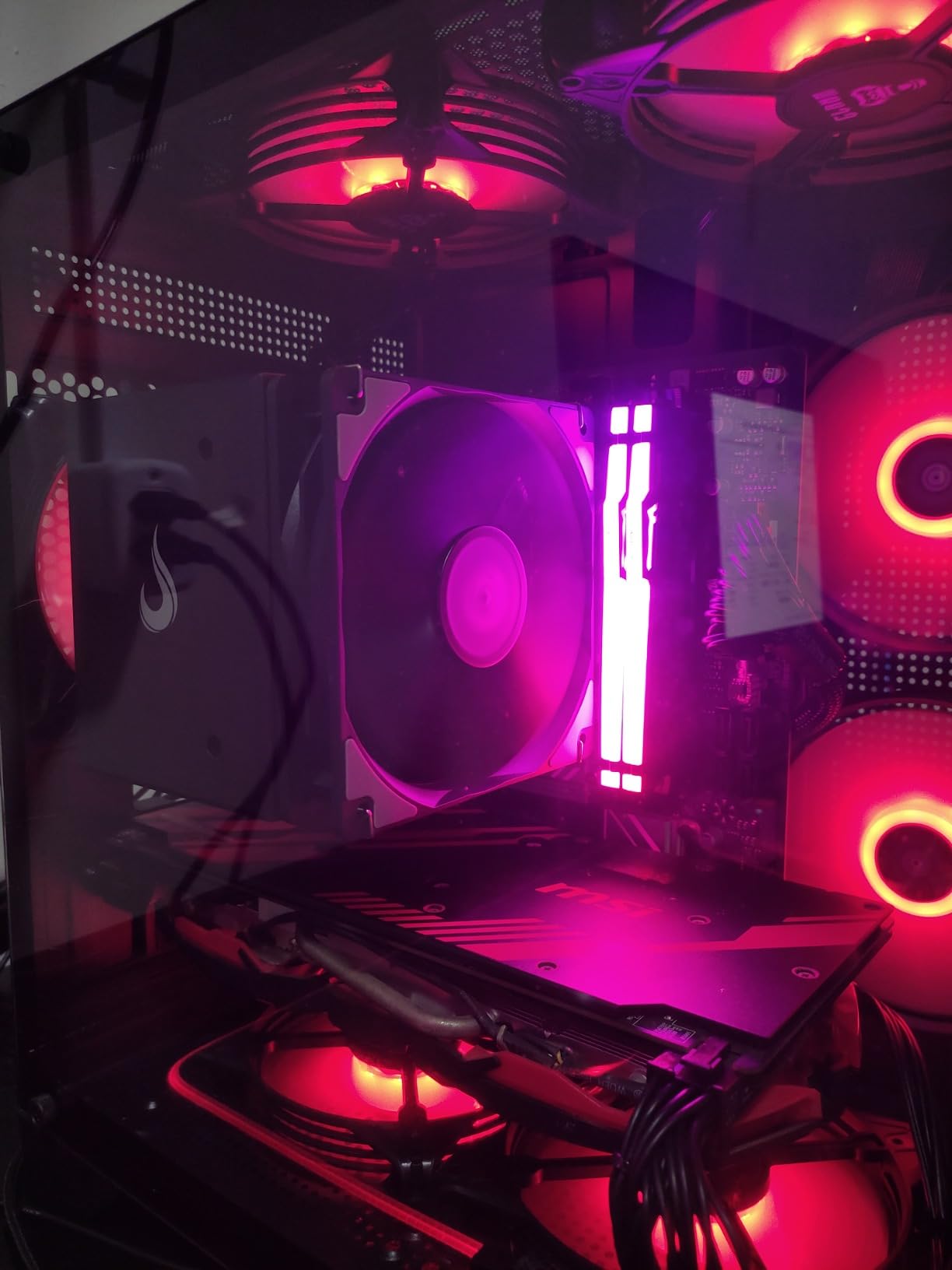 Air Cooler | Rise Mode | Storm 8 Black S/led | Intel E Amd : Amazon.com ...