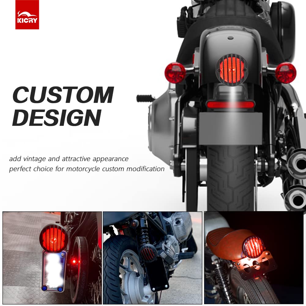 Snapklik.com : Motorcycle Tail Lights Chopper Side Mount Taillight LED ...