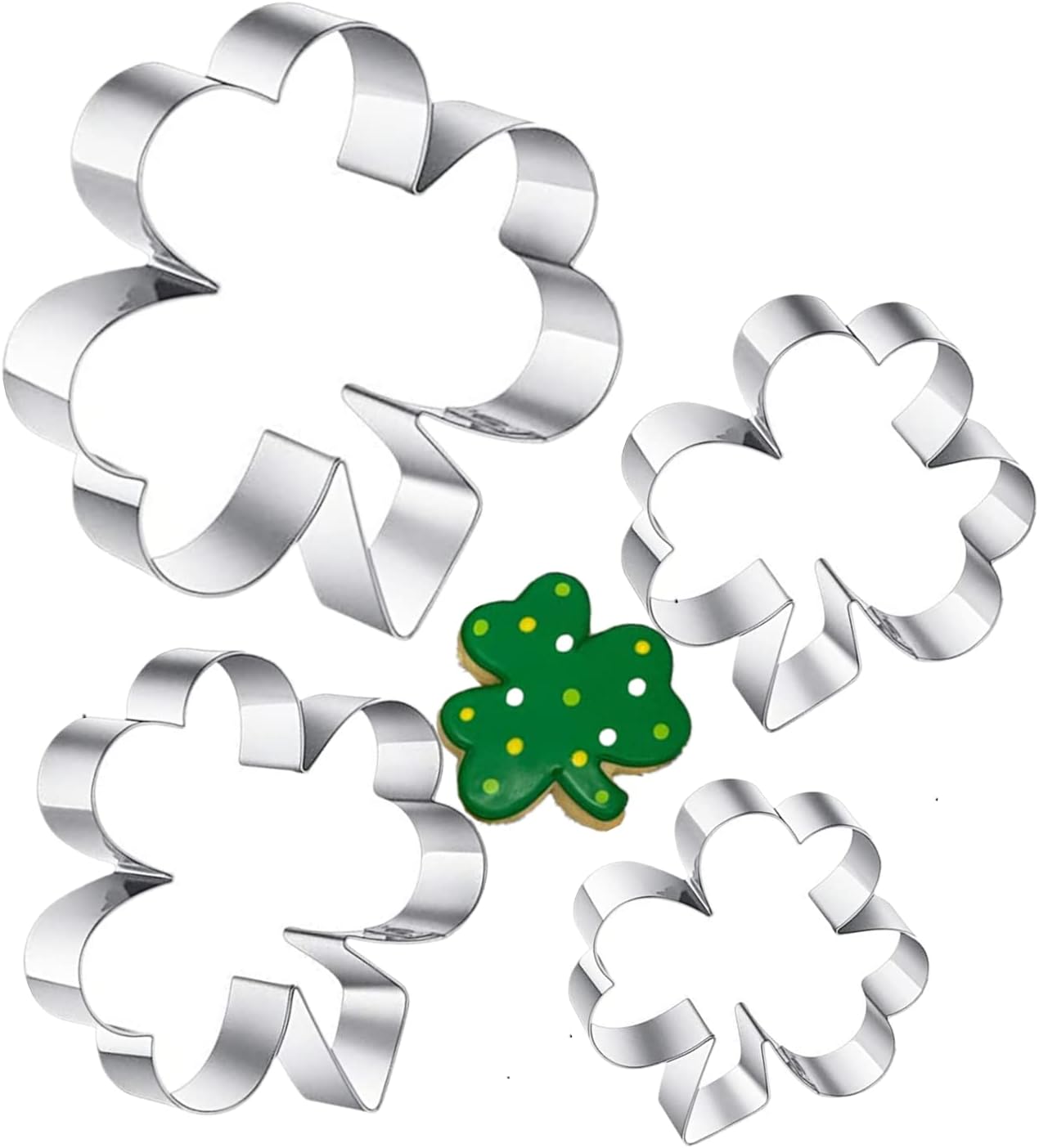 Amazon.com: Clover Cookie Cutter Set - 5 Piece St. Patrick's Day Irish ...
