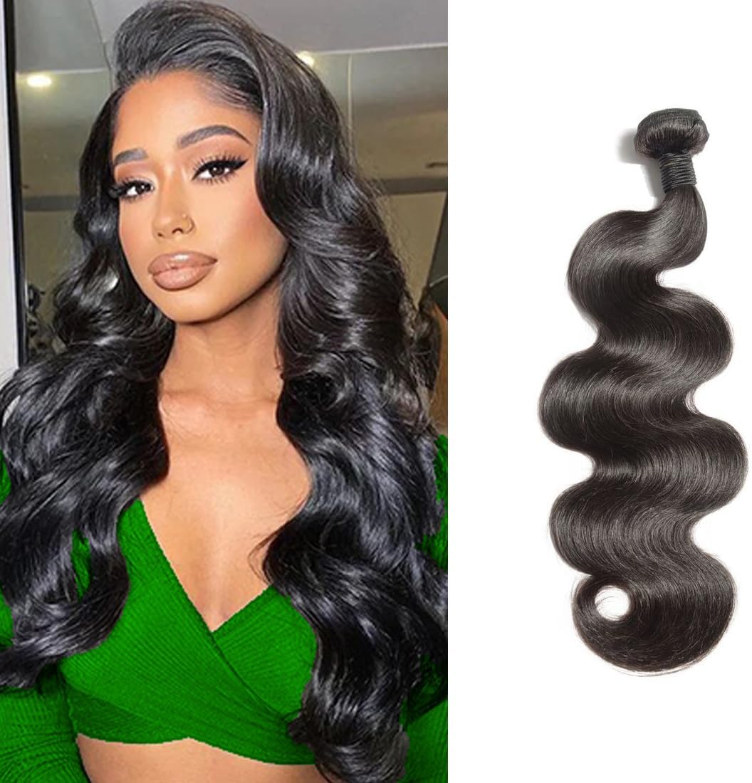 Amazon.com : ZGWG Body Wave Bundles Human Hair 16 18 20 Inch 12A 100% ...