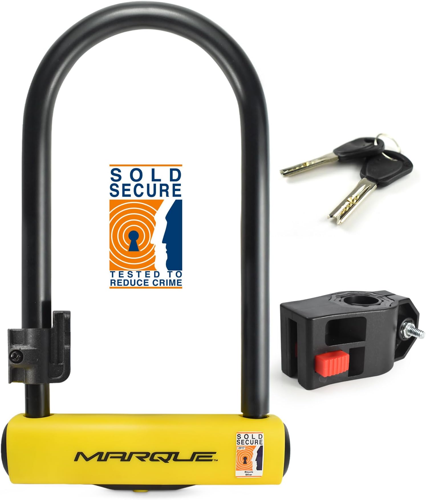 Amazon.com: Bell U-Lock Level 4 Patented Anti-Theft Shackle : Sports ...