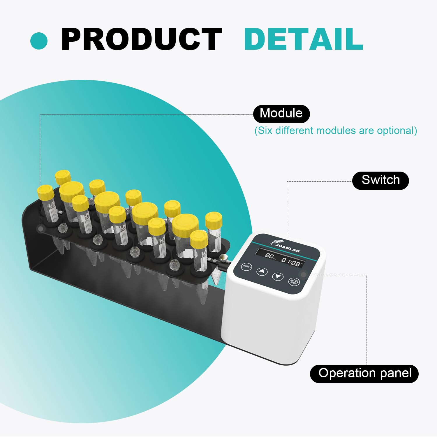 Snapklik.com : Digital Long Axis Rotating Mixer Shaker Lab Tube Roller ...