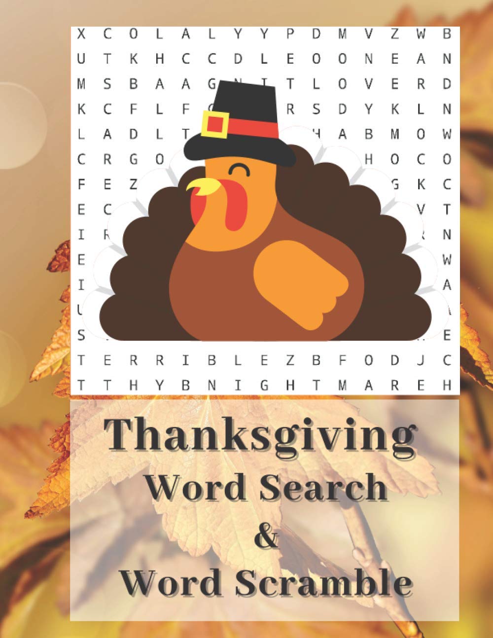 Thanksgiving Word Search and Word Scramble: Themed Word Search and Word ...