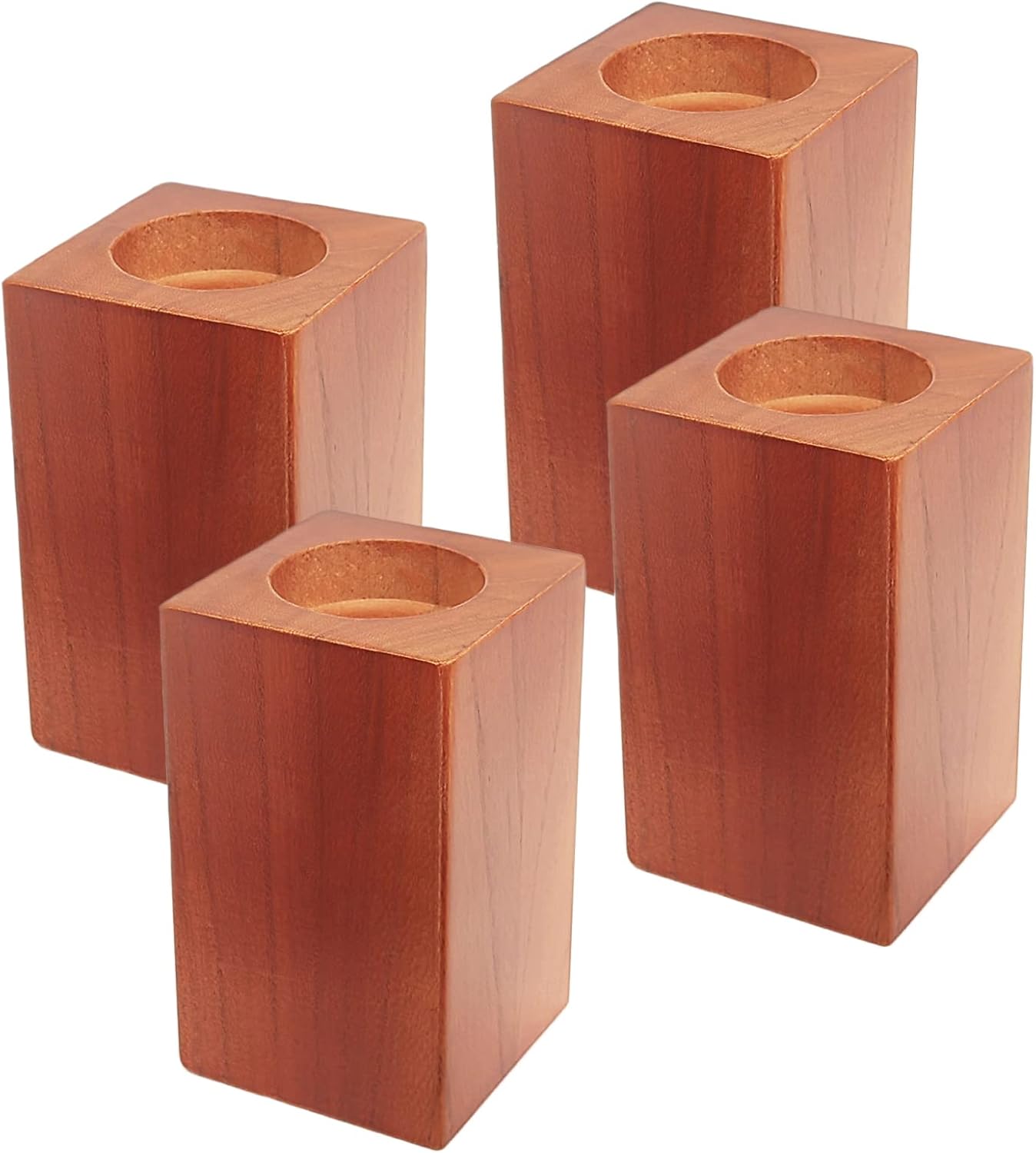 Amazon.com: Kasiden Wood Bed Risers, Furniture Risers-Heights 4.5 Inch ...