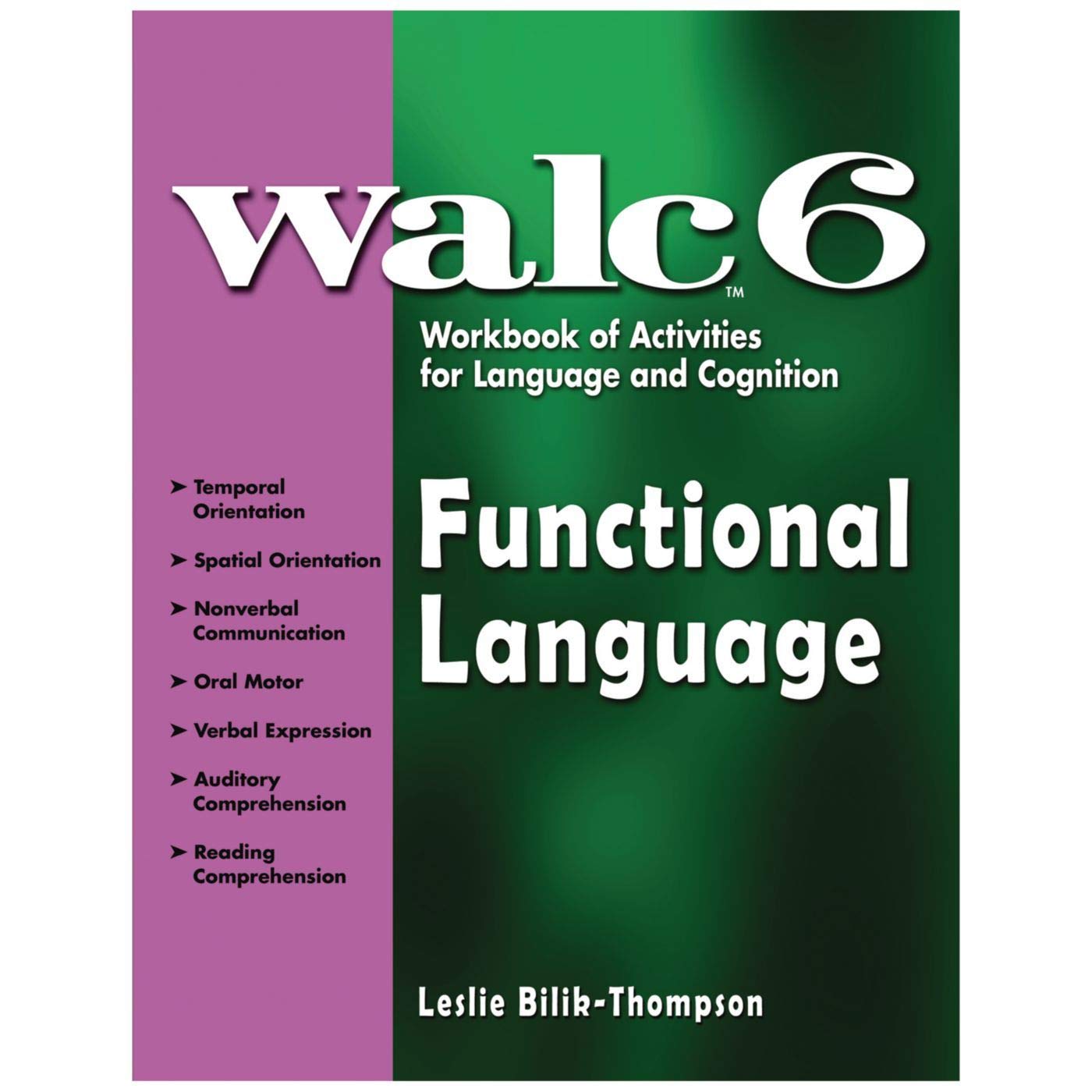 Amazon.com: WALC 6 - Workbook of Activities for Language and Cognition ...