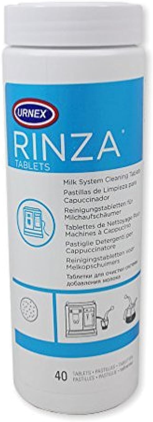 Urnex Rinza M90 Milk Frother Cleaner Tablets 10g (Pack of 40 Tablets ...