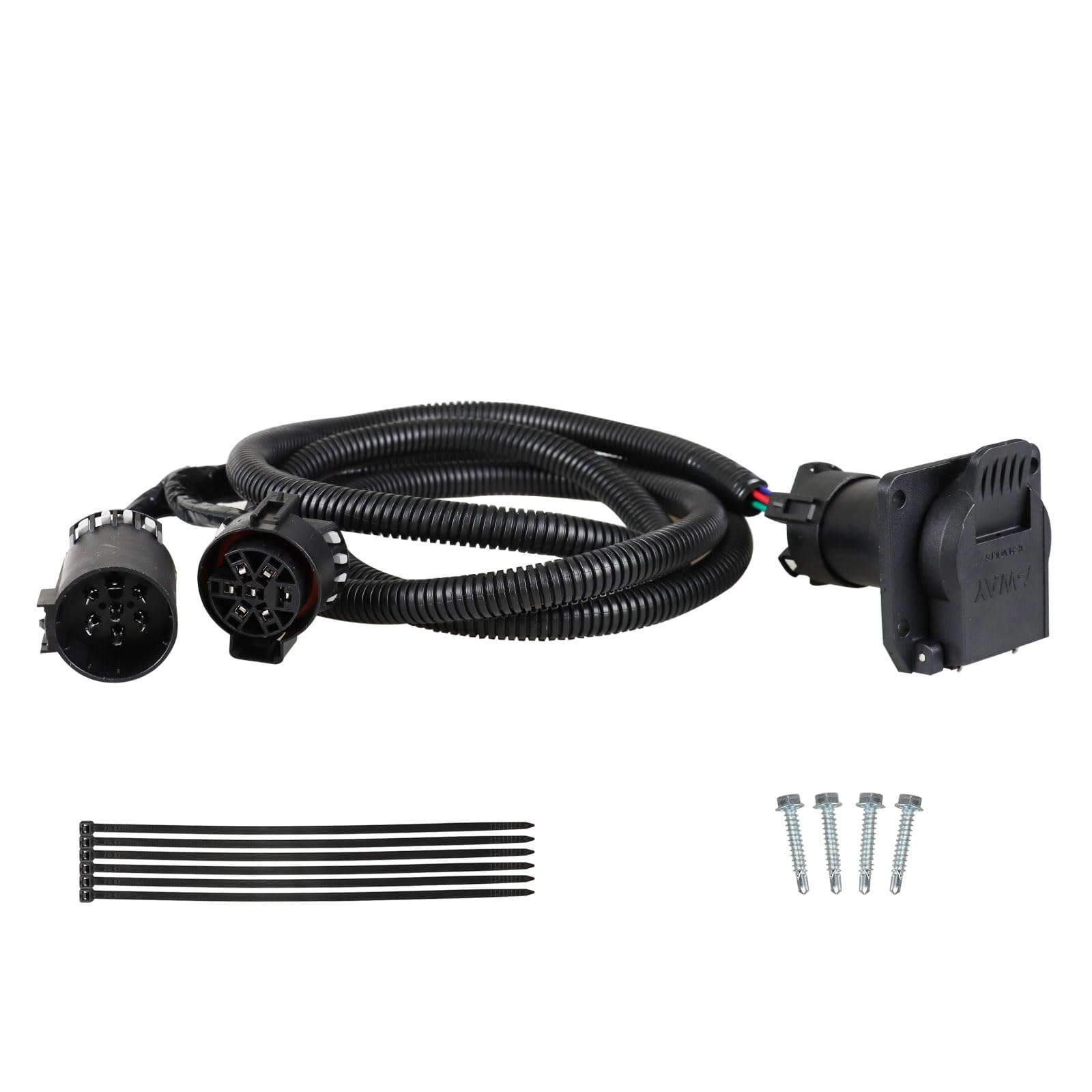 Amazon.com: 56070 7-Foot Vehicle-Side Truck Bed 7-Pin Trailer Wiring ...
