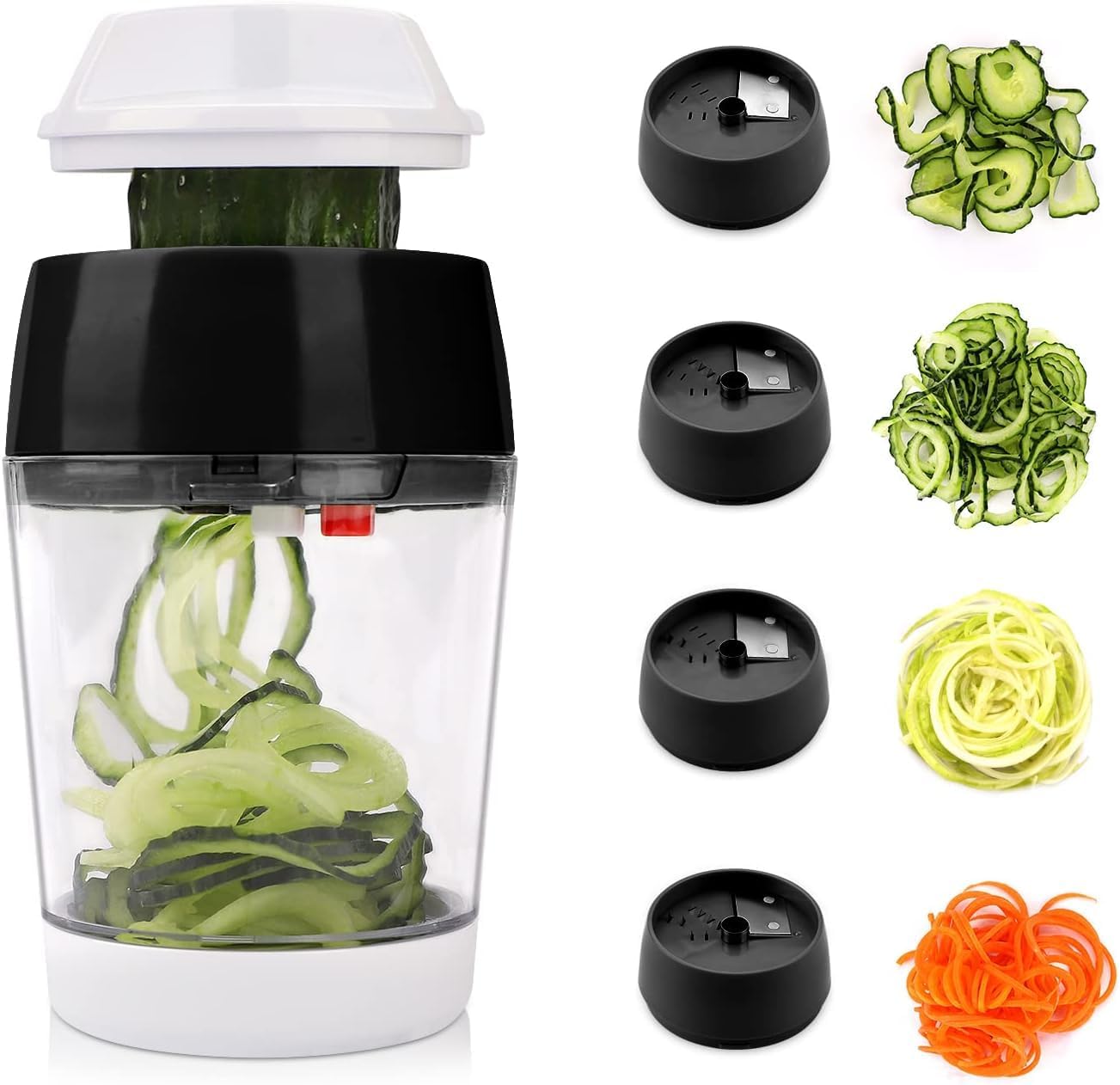 Joseph Joseph Spiro Hand Held Vegetable Slicer Spiralizer, Spaghetti ...