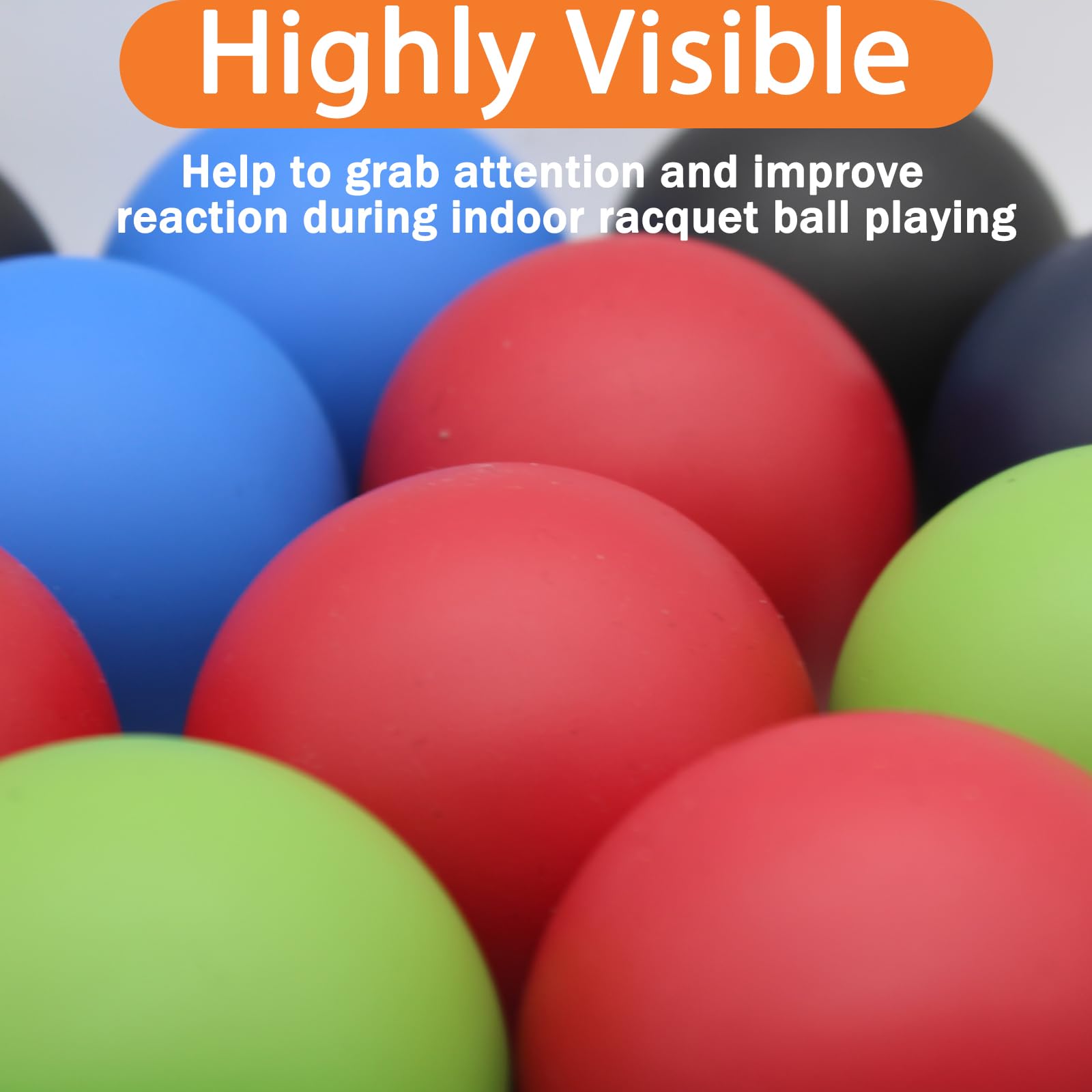 Snapklik.com : 20 Pack Racquetball Multi Colored Racquetballs High ...