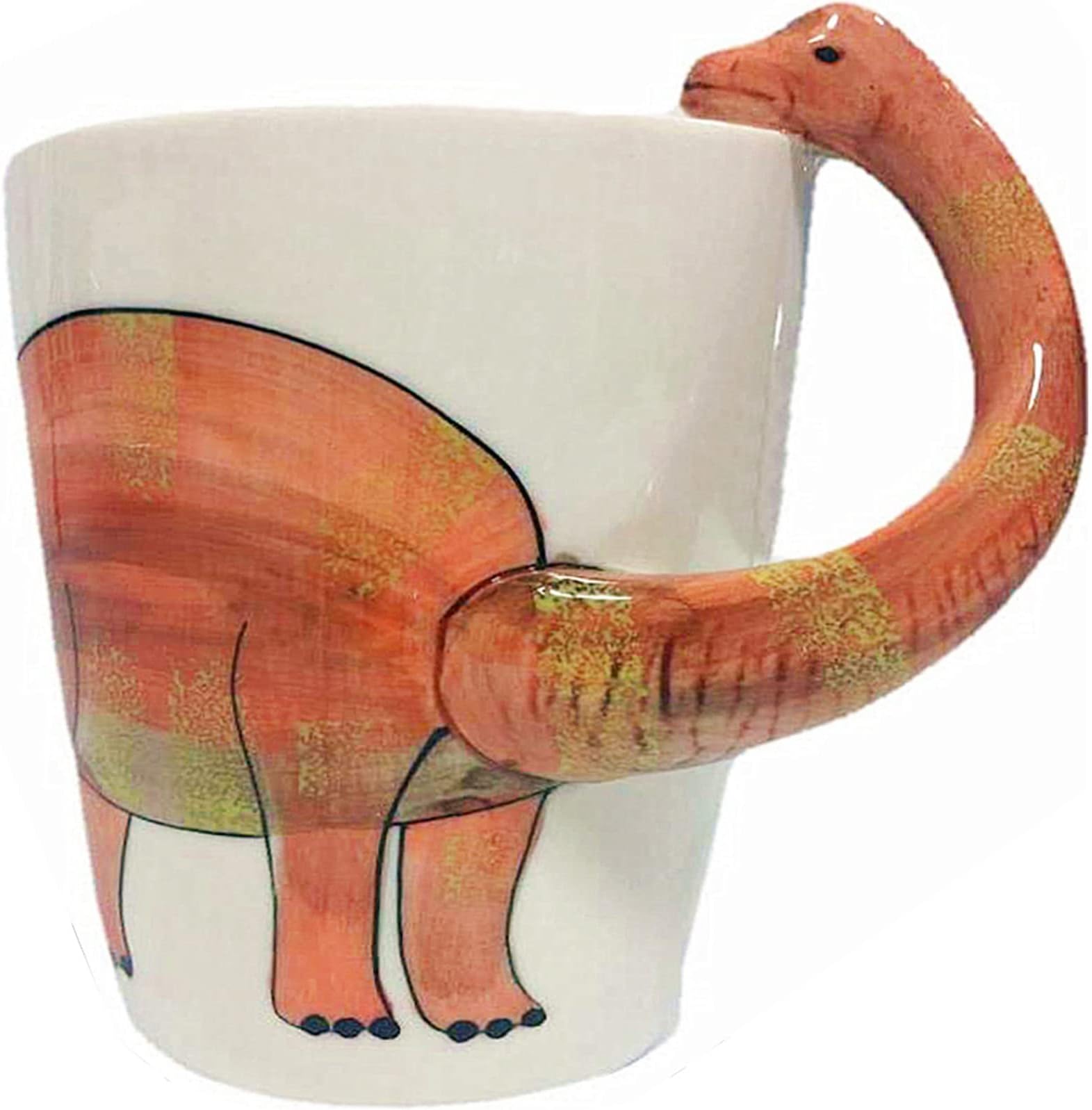 Arawat - Taza de café de dinosaurio con diseño de dinosaurio, con ...