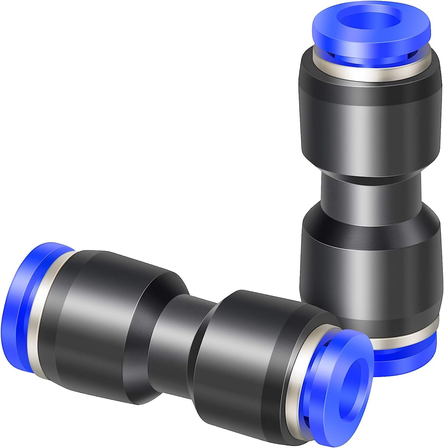 Amazon.com: TAILONZ PNEUMATIC Blue Straight Reducing 3/16" Tube OD x 1/ ...