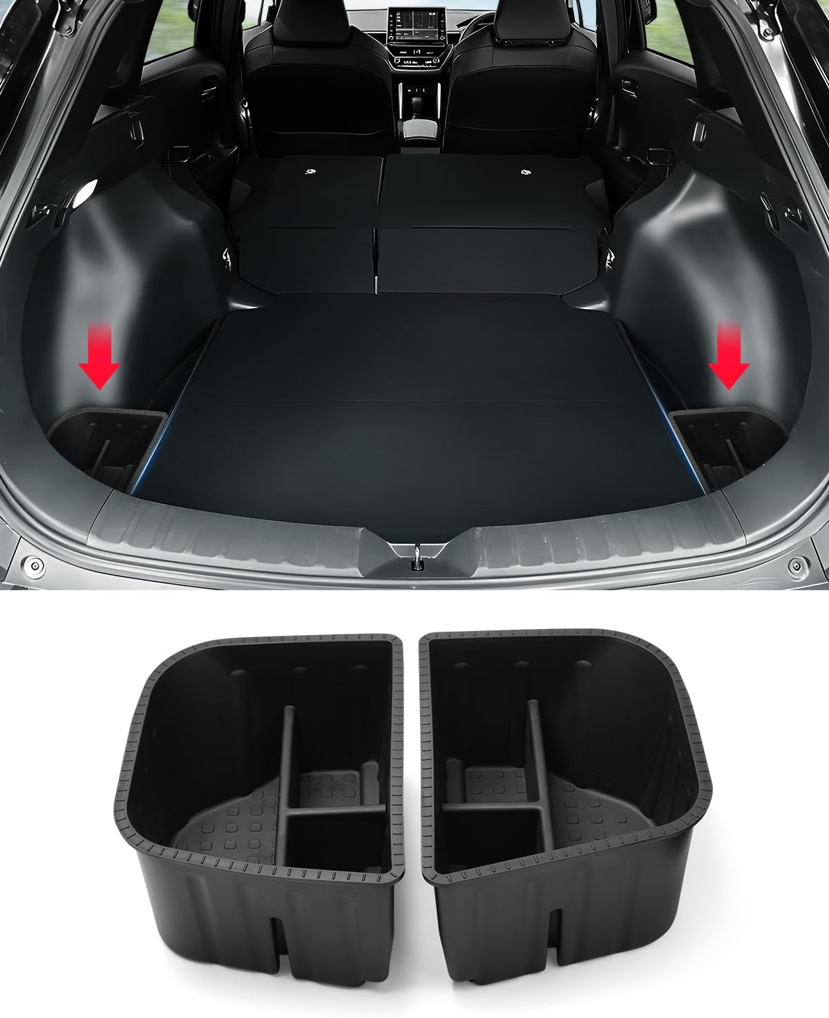 Amazon.com: Karltys Rear Trunk Organizer for Toyota Corolla Cross ...