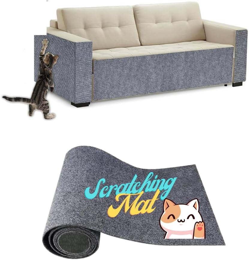 Amazon.com: SAVUK Cat Scratching Mat for Couch Furniture Protective ...