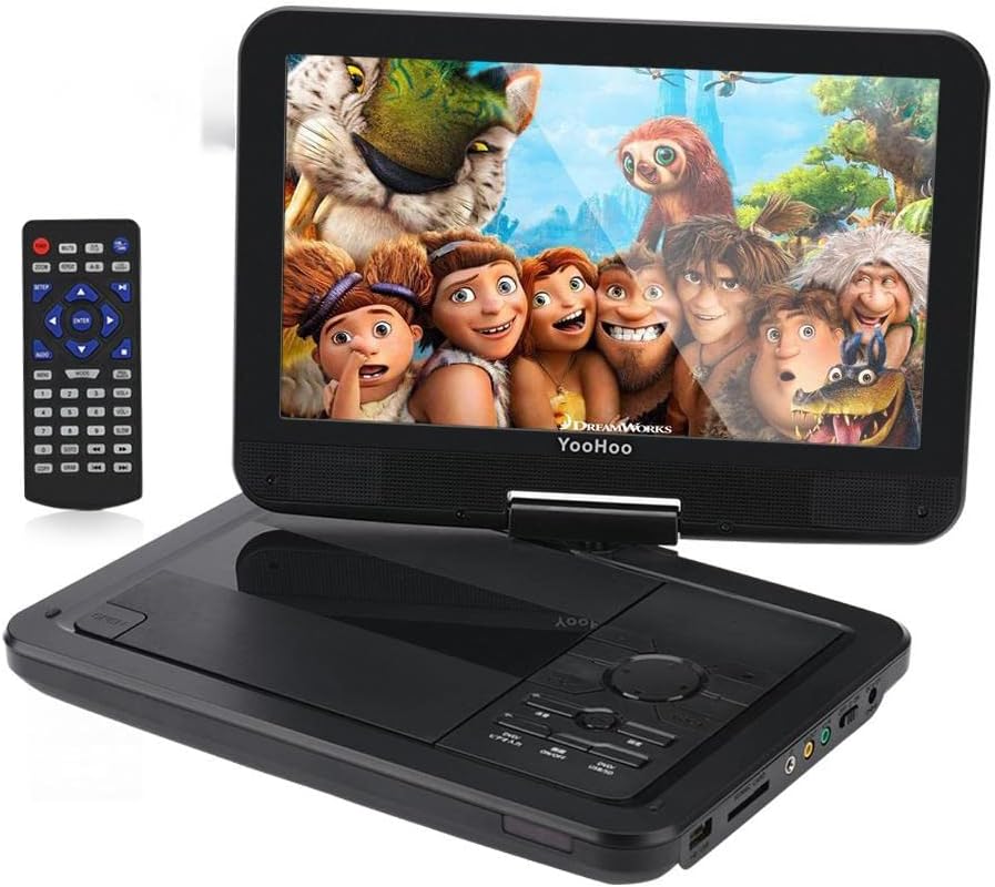 Bush 12 Inch Swivel Screen Portable DVD Player - Black (Built-in ...
