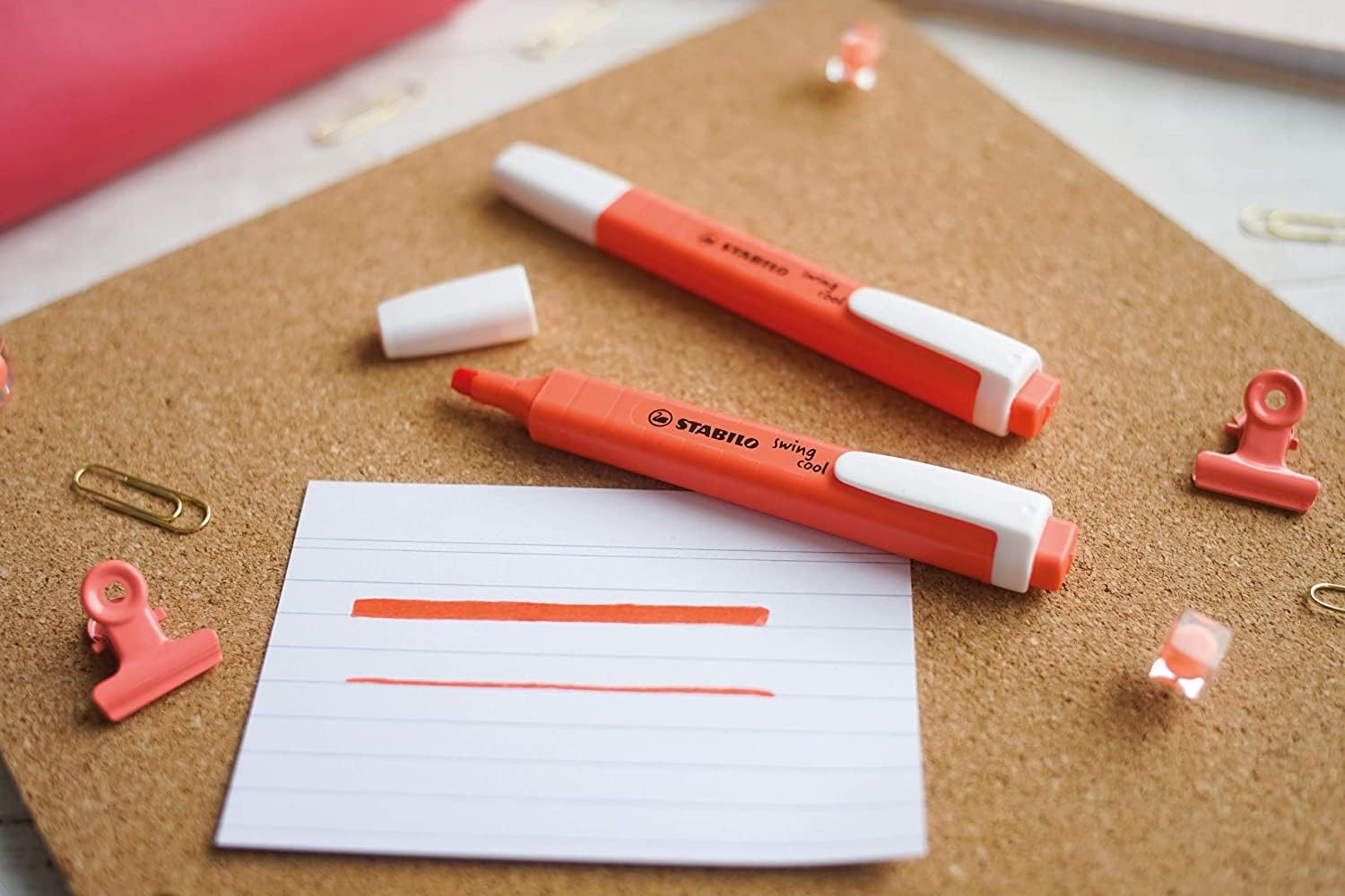 STABILO Resaltador – Swing Cool Pastel – Paquete de 10 – Mellow Coral ...