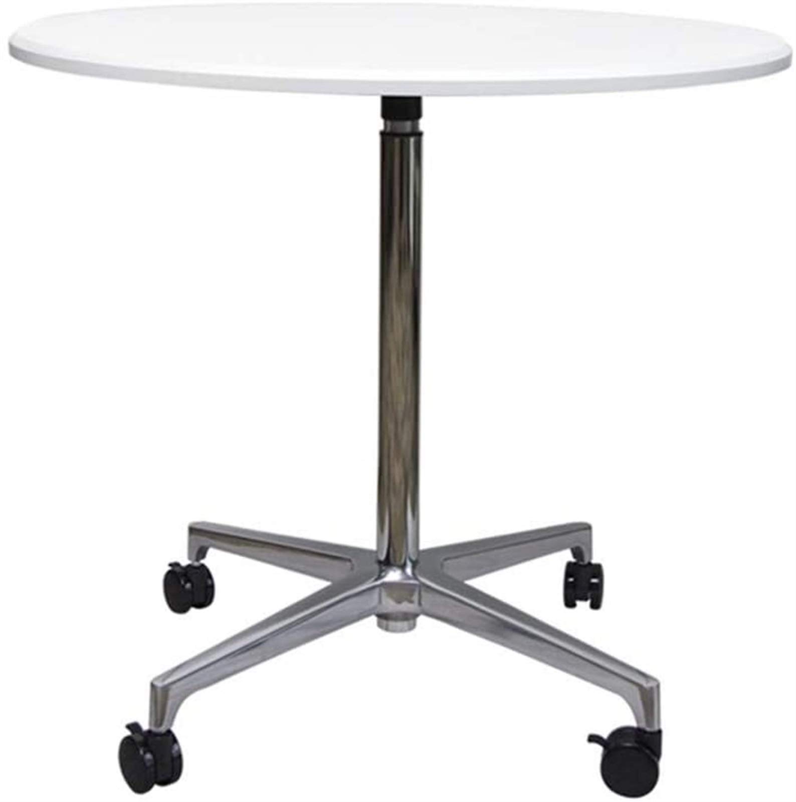Buy Lectern Mobile Rolling Height Pneumatic Lectern Portable ...