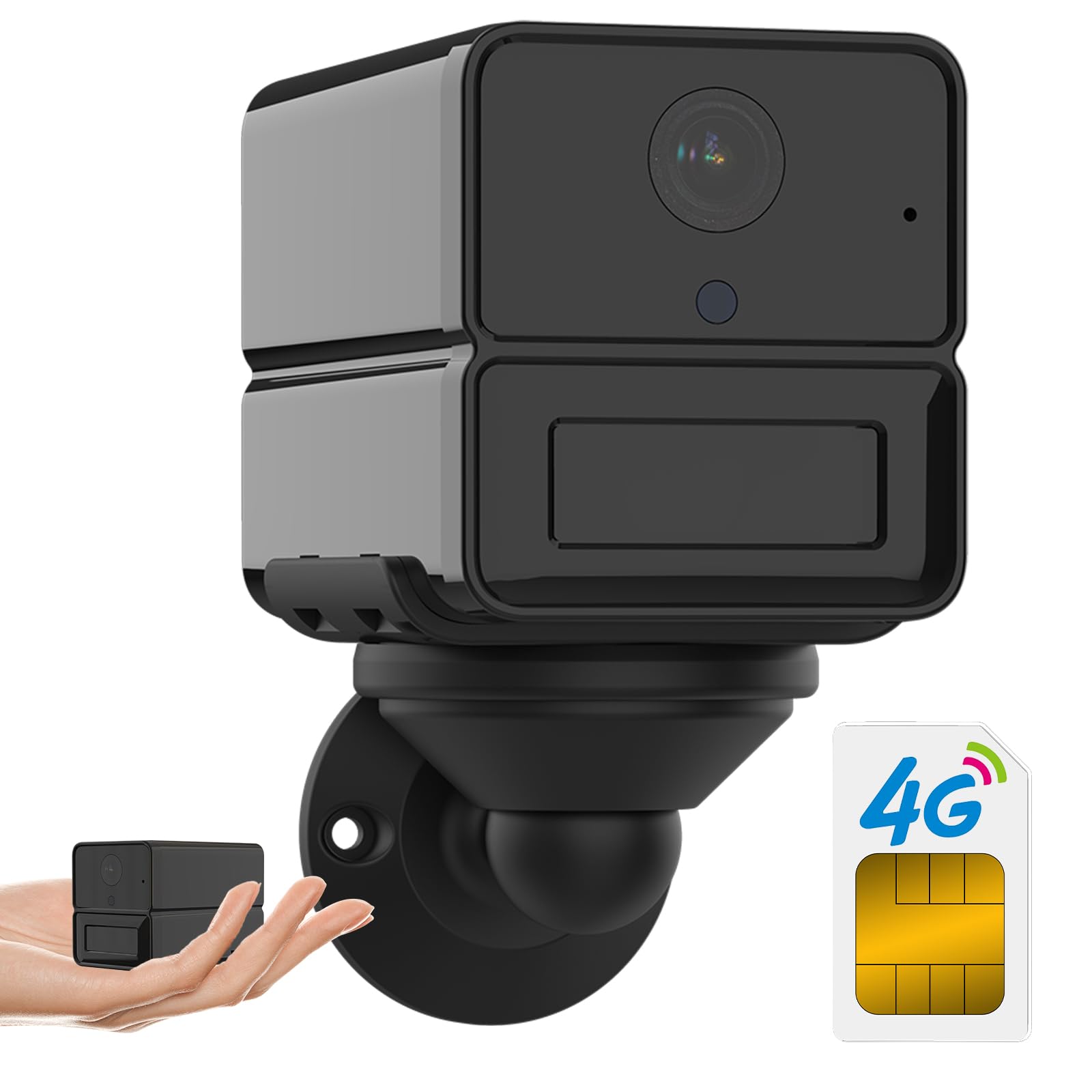 Amazon.com : FUVISION No WiFi Mini Camera Security 4G LTE 20 Days ...