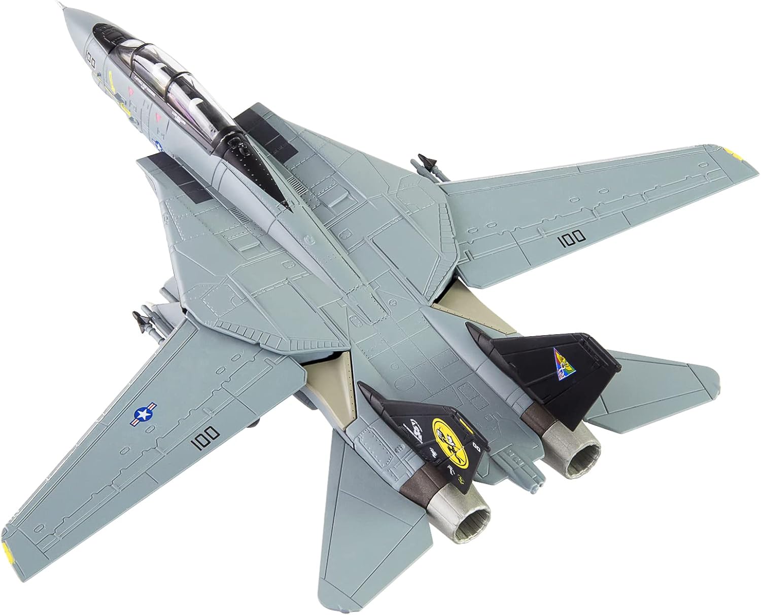 HANGHANG 1100 F14D Tomcat Modelo Fighter Plane Metal Fighter Modelo ...