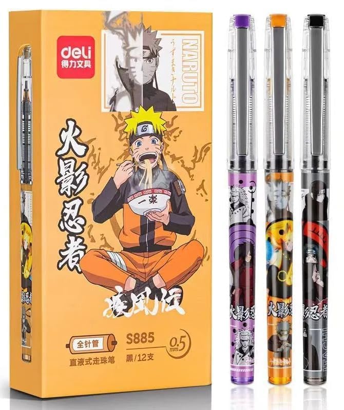 Anime Unique Store- Anime Naruto Pen Set | Set of 3 | Naruto, Itachi ...
