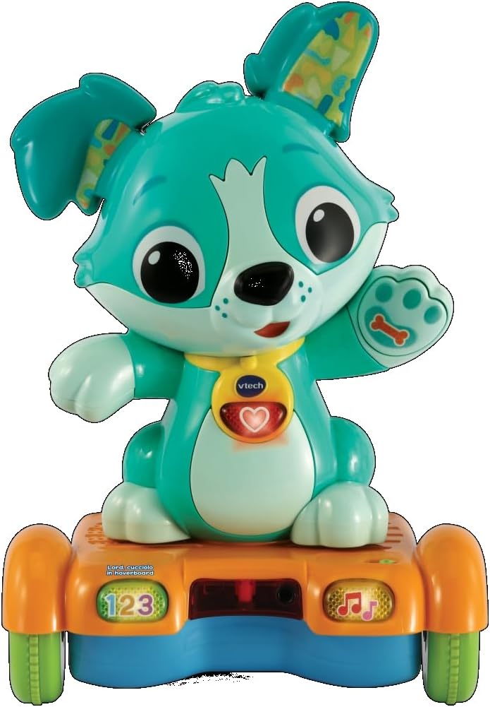 VTech Lord Puppy in Hoverboard, Dog Walking Toy, Automatic Dog Toy with ...