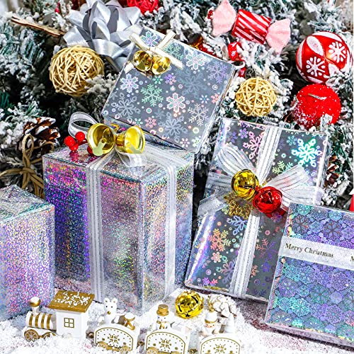 Snapklik.com : MAYPLUSS Christmas Holographic Foil Wrapping Paper ...