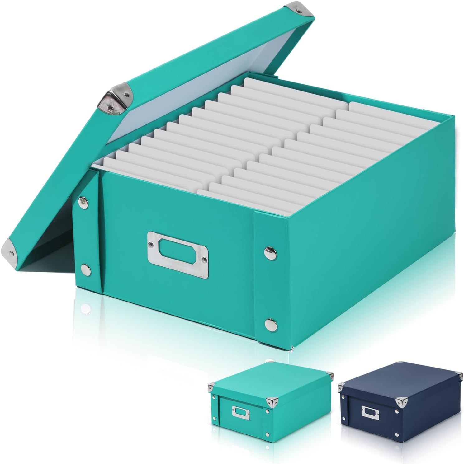 Amazon.com: Park Forms USA ABC Check Storage Box w/ 12 Dividers, 12" x ...