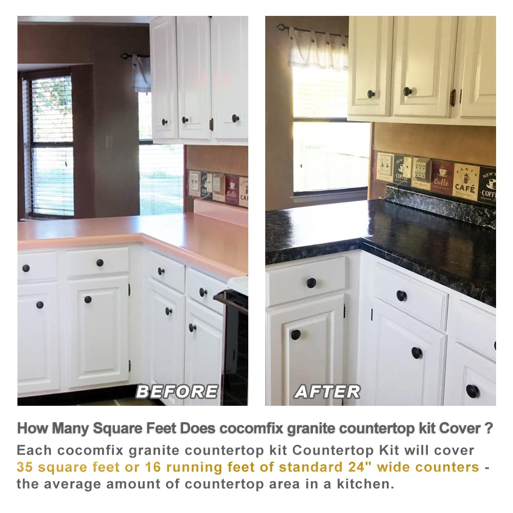Snapklik.com : Cocomfix Granite Countertop Paint Kit Epoxy Counter Top ...