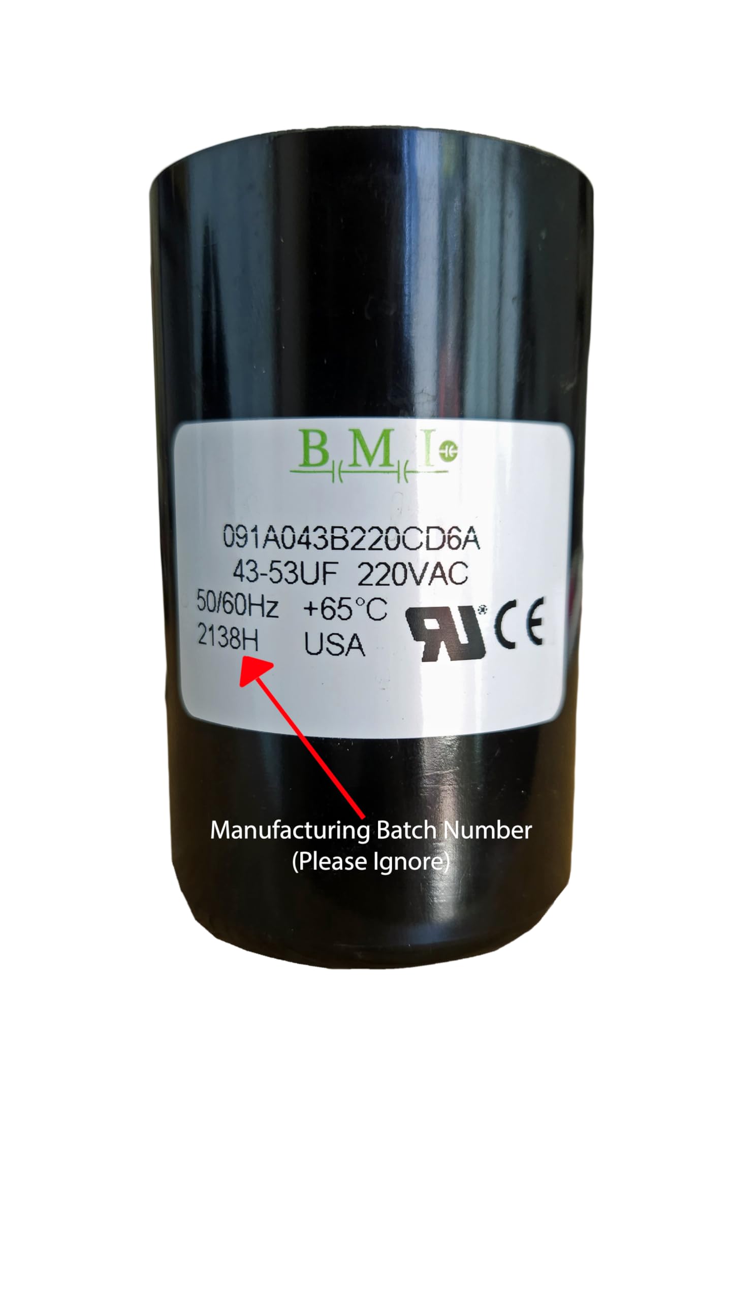 Amazon.com: 43-53 MFD (uF) Motor Start Capacitor, Replacement for ...